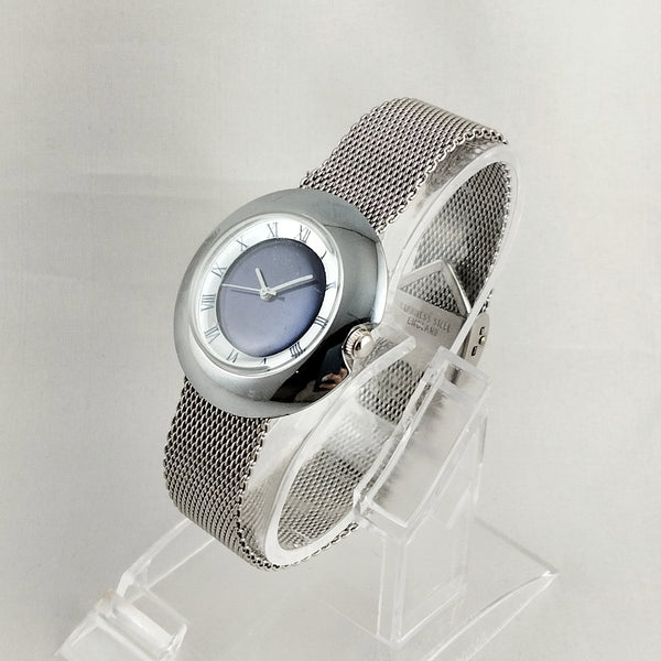 Timex Electric Women's Oversized Watch, Navy Dial, Mesh Strap - I Like Mikes Mid Century Modern