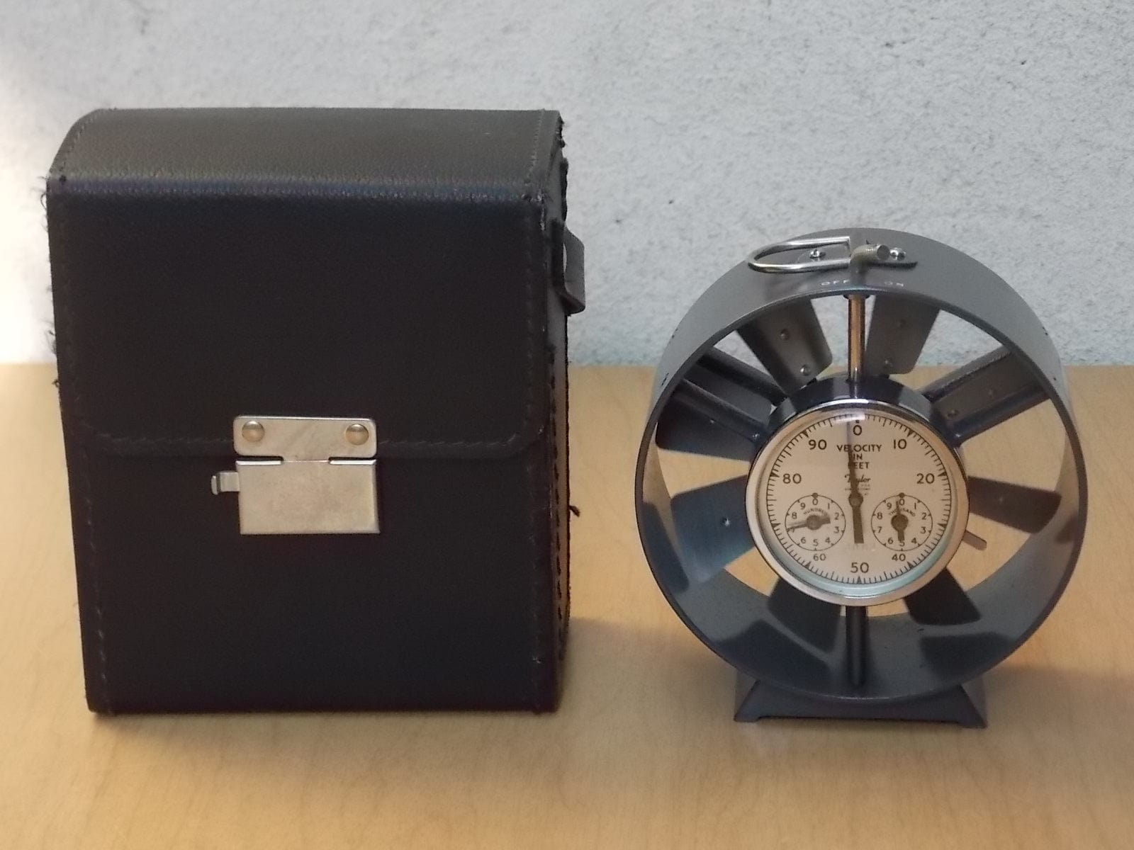 Rare Large Taylor Vintage Anemometer Wind Instrument in Case, Mint Con ...