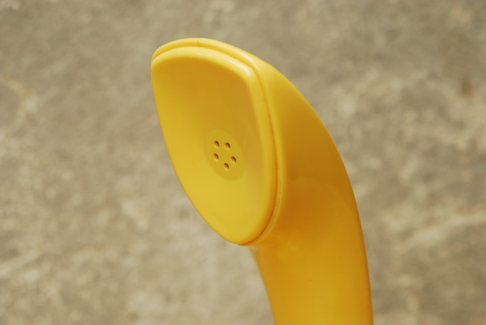Yellow Original Ericofon by Ericsson - I Like Mikes Mid Century Modern