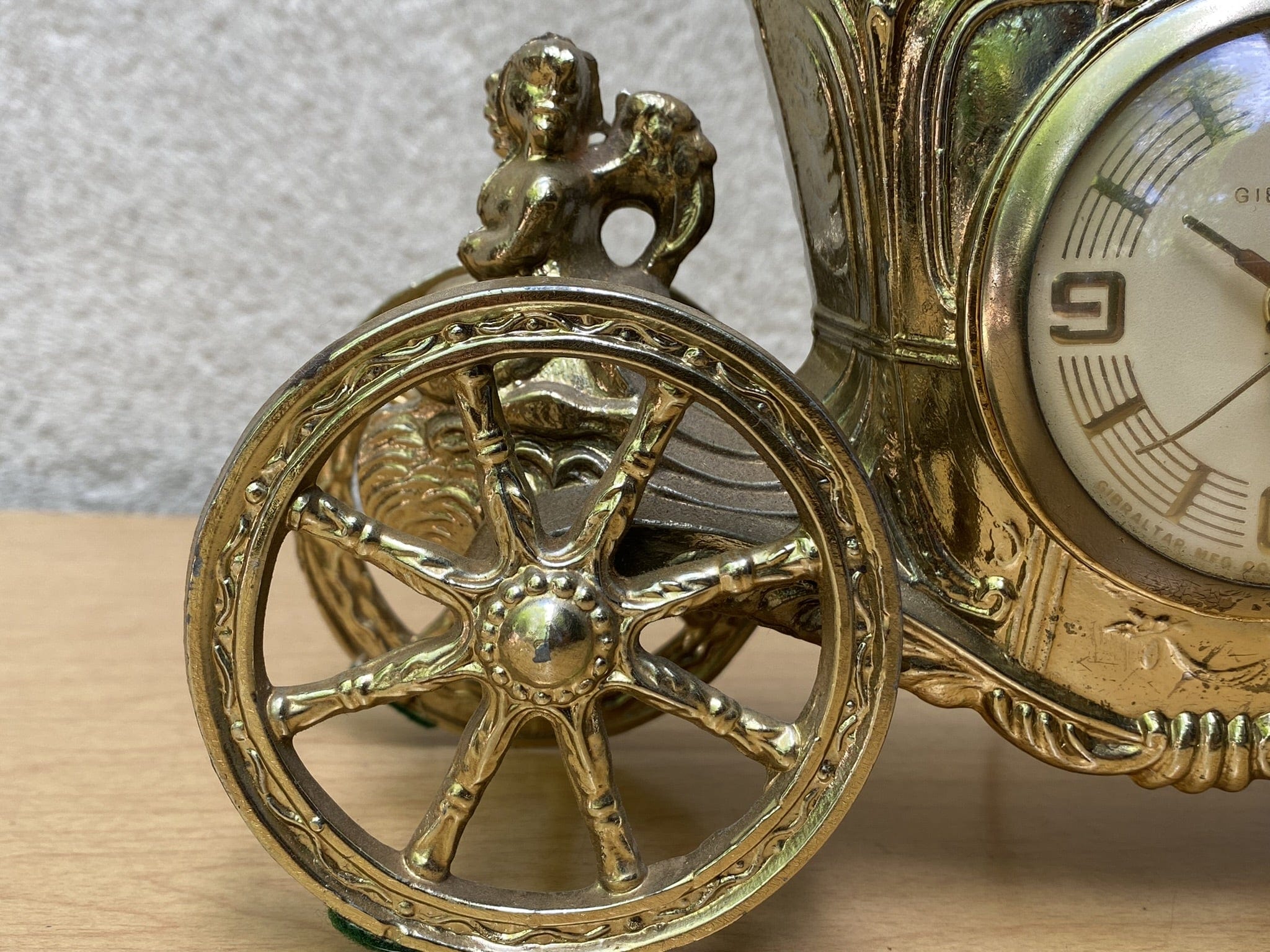 Vintage Coronation Gold State Coach Novelty Clock, Circa 1950 - I Like ...